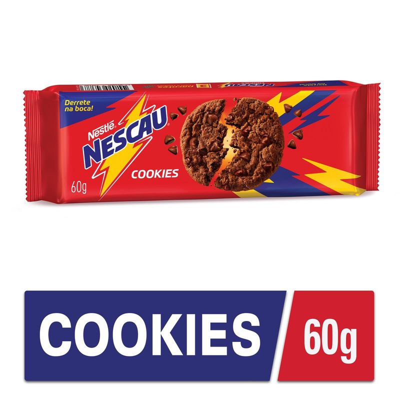 Biscoito Cookies Nestlé Classic Nescau 60g | Biscoito Doce ...