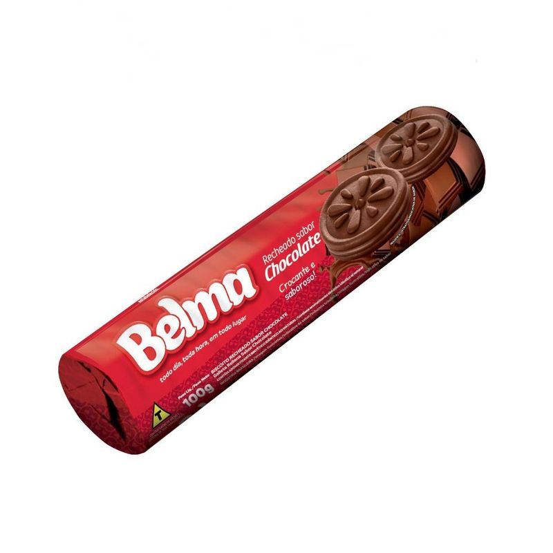 Biscoito Recheado Belma Chocolate 100g | Mercantil Atacado Biscoito Recheado Belma Chocolate 100g | Mercantil Atacado