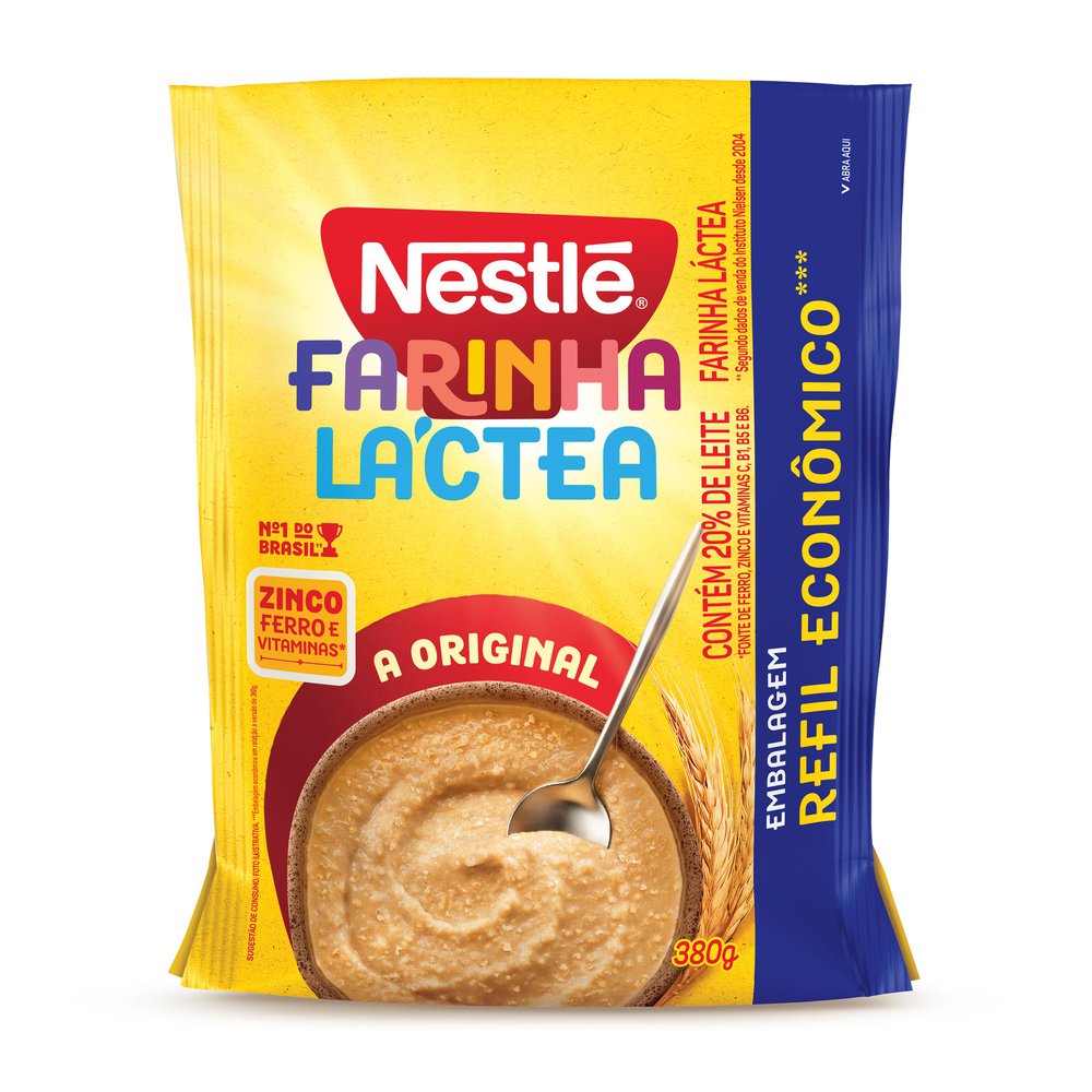Farinha Láctea Nestlé Original Sachê 380g | Mercantil Atacado