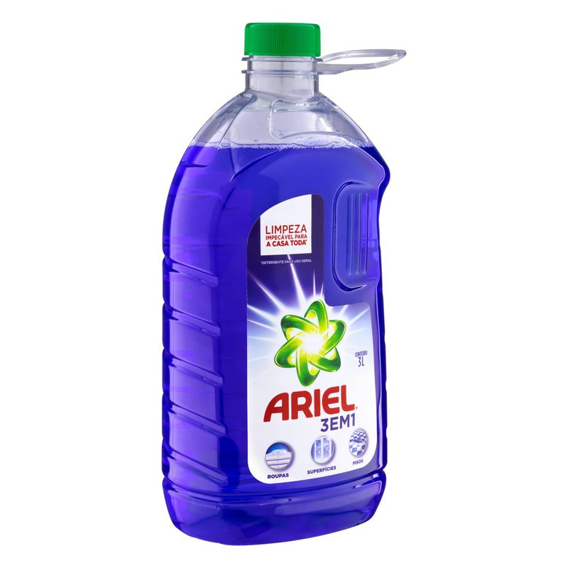 Detergente Líquido Ariel 3 em 1 Multiuso 3l | Mercantil Atacado