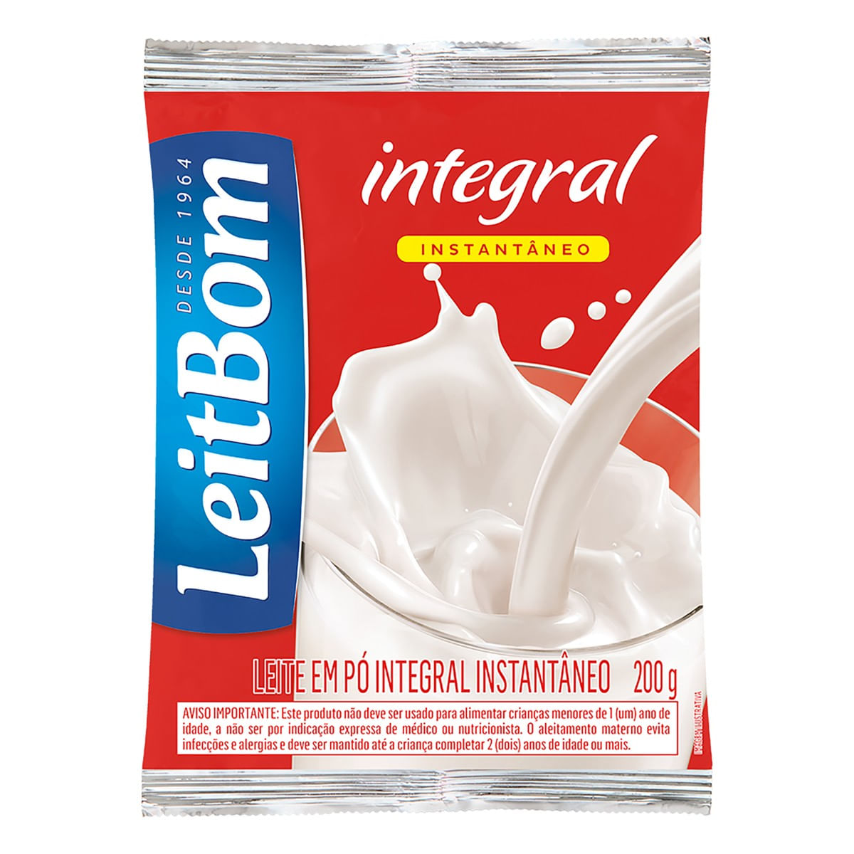 Leite em Pó Leitbom Instantâneo 200g | Mercantil Atacado